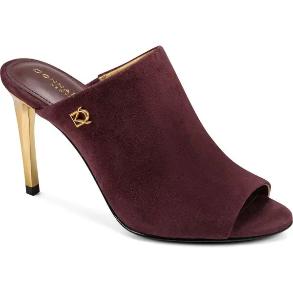 Donna Karan New York Donna Slide Sandal - Black Cherry