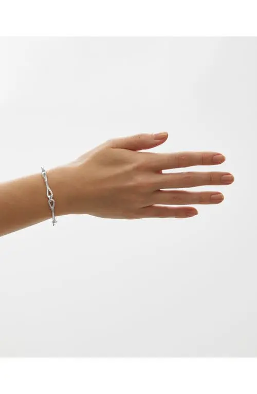ROSEATE Waterdrop Link Bracelet With Mother-of-pearl Charm