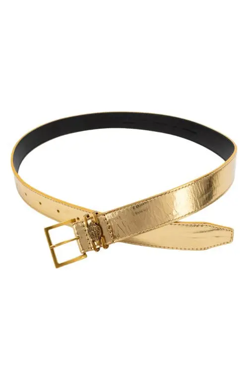 Kurt Geiger Shoreditch Metallic Leather Belt