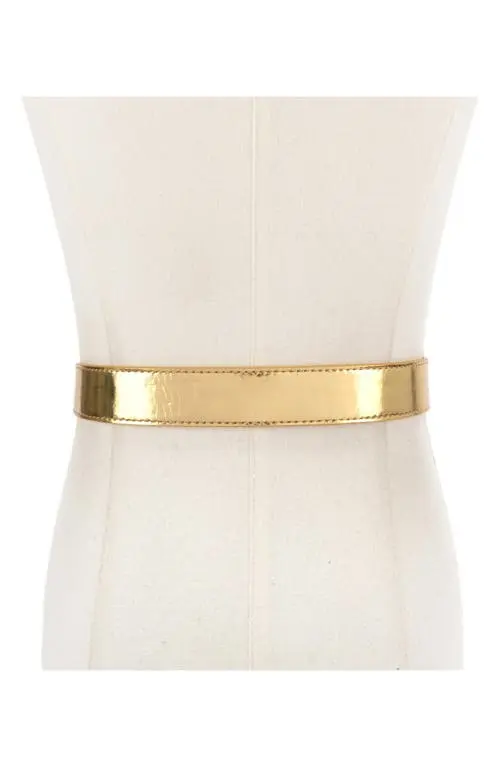 Kurt Geiger Shoreditch Metallic Leather Belt