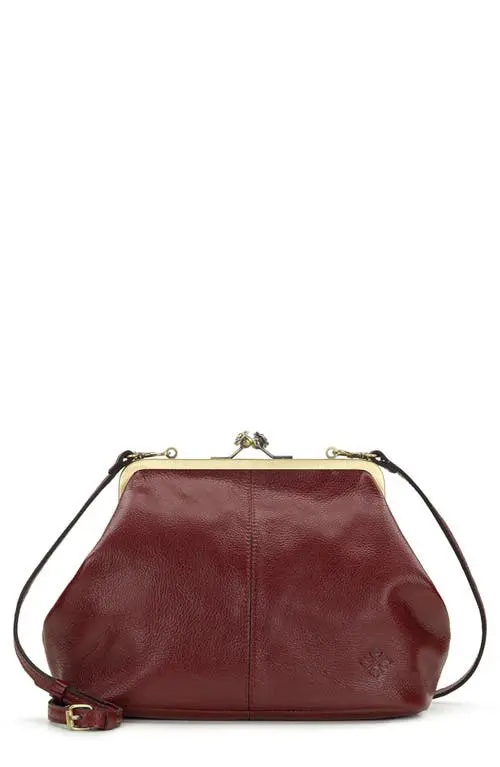 PATRICIA NASH Sofia Small Frame Leather Crossbody Bag