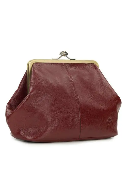 PATRICIA NASH Sofia Small Frame Leather Crossbody Bag