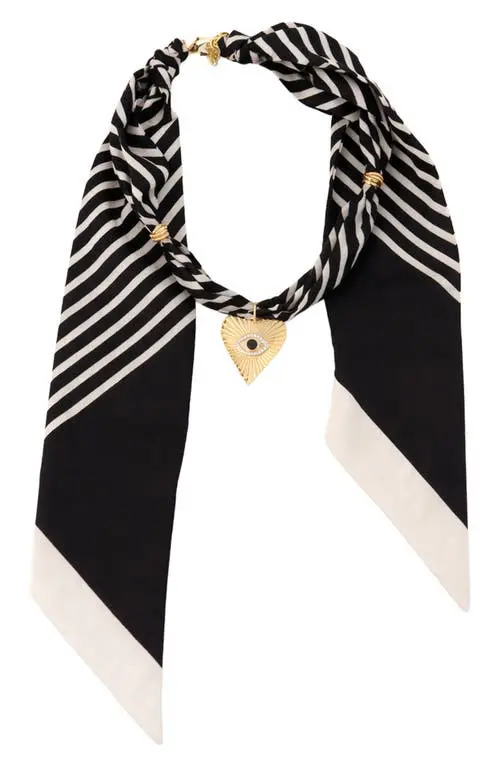 PANACEA Heart Scarf Necklace