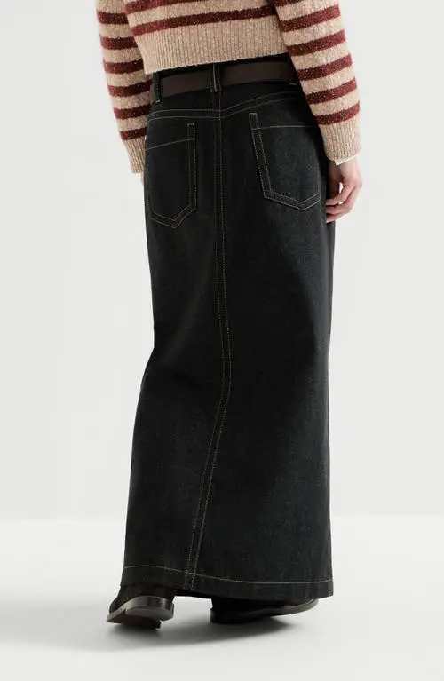 Brunello Cucinelli Maxi Skirt With Monili Detail