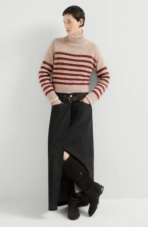 Brunello Cucinelli Maxi Skirt With Monili Detail