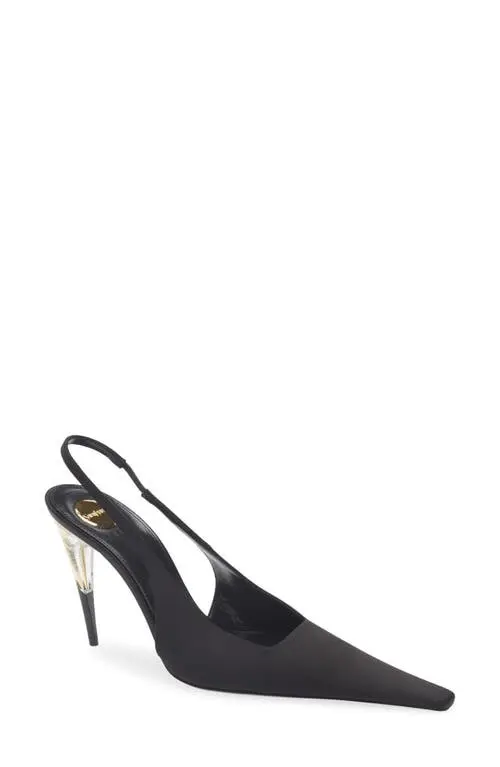 Saint Laurent Goya Slingback Pump - Noir