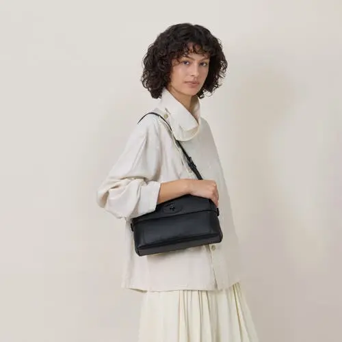 Mulberry Small Stevie Top Handle Bag - Black