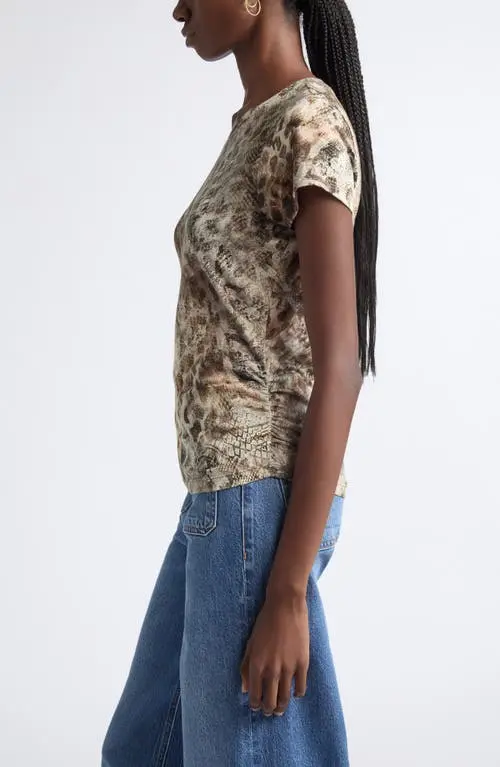 Ramy Brook Kate Python Print T-shirt
