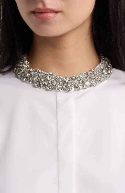 Kobi Halperin Camryn Embellished Silk Blouse