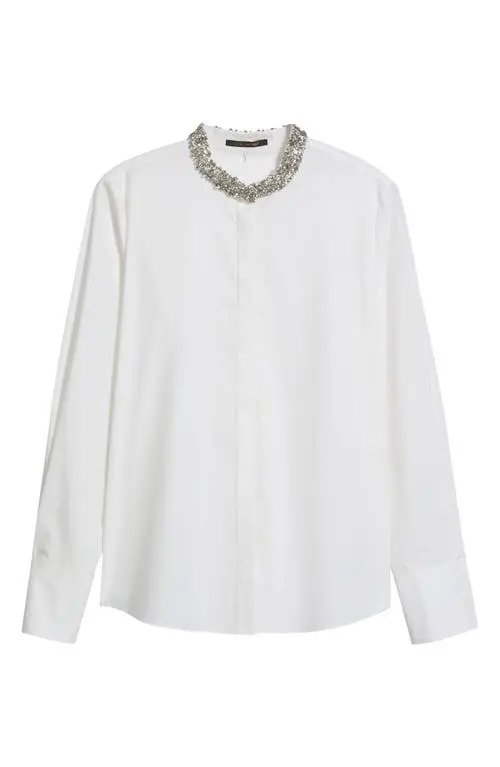 Kobi Halperin Camryn Embellished Silk Blouse