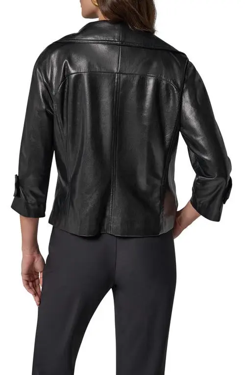 Donna Karan New York Faux Leather Blazer