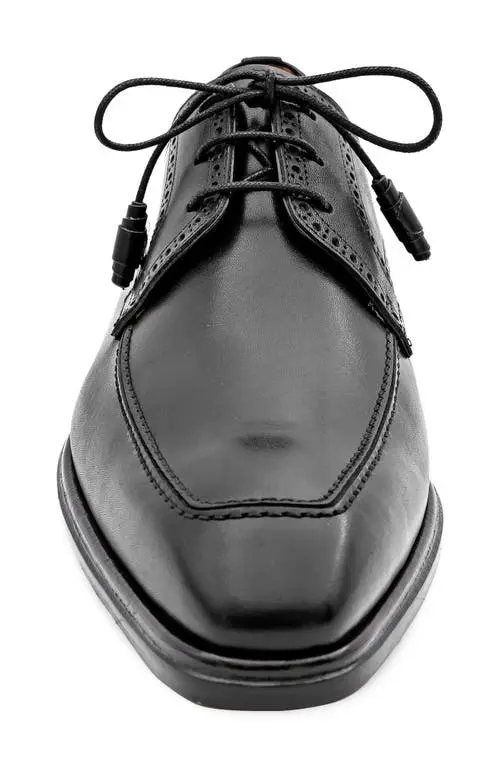 Mezlan Leather Derby Shoes - Black
