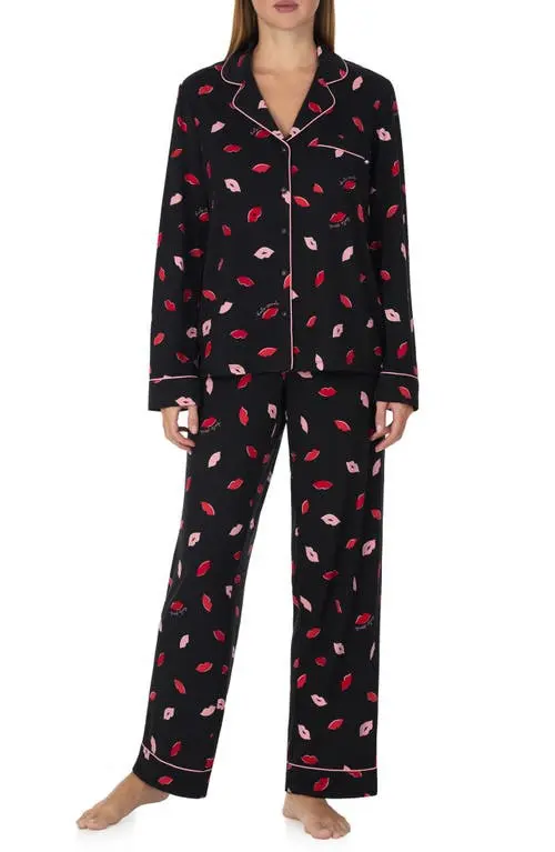 Kate Spade New York Novelty Print Pajamas - Black/multi