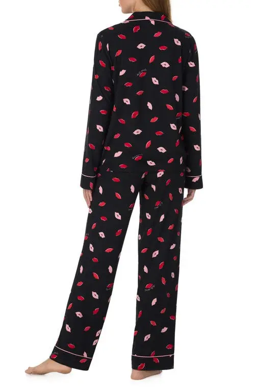 Kate Spade New York Novelty Print Pajamas - Black/multi