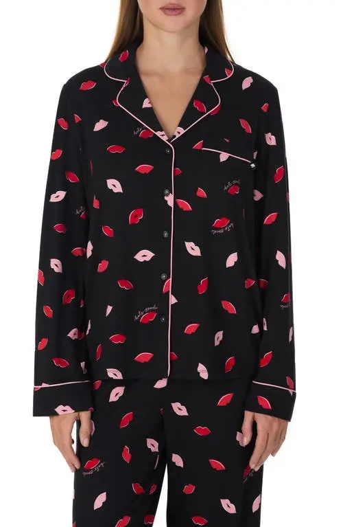 Kate Spade New York Novelty Print Pajamas - Black/multi
