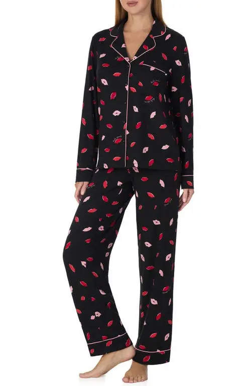 Kate Spade New York Novelty Print Pajamas - Black/multi