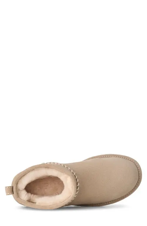UGG Classic Ultra Mini Stitched Genuine Shearling Boot