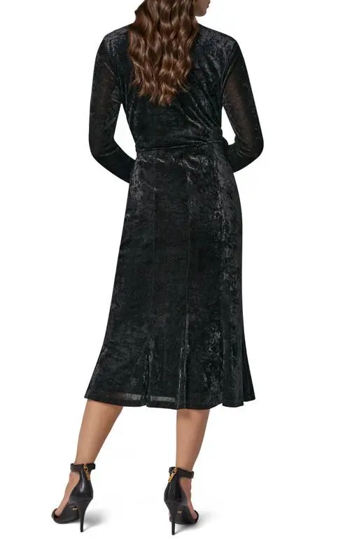 Donna Karan New York Stretch Velvet Midi Skirt