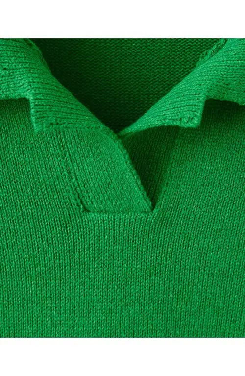 Mango Johnny Collar Knit Polo Sweater