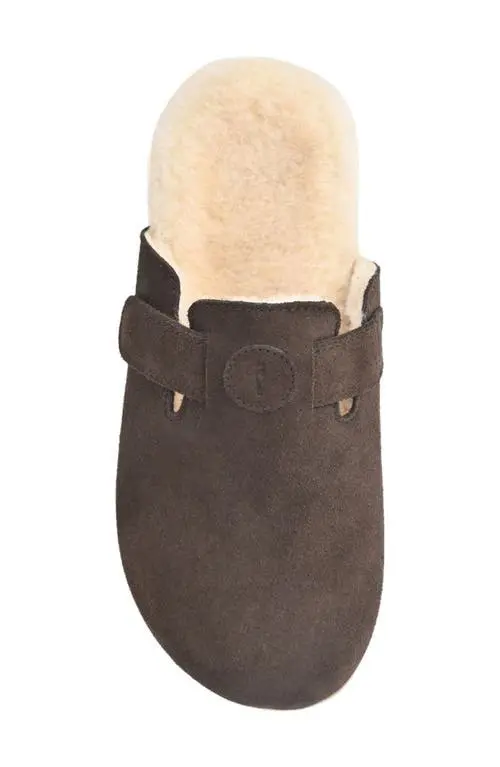 STRIVE Oslo Ii Faux Shearling Slipper - Chocolate