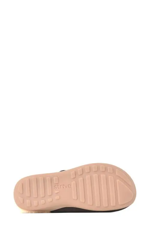 STRIVE Oslo Ii Faux Shearling Slipper - Chocolate