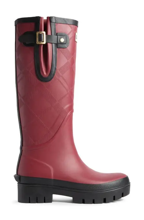 Barbour Leighton Tartan Tall Rain Boot