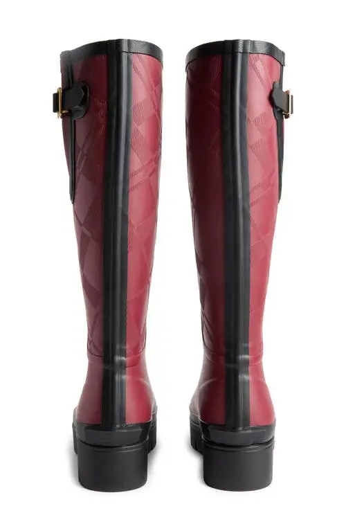 Barbour Leighton Tartan Tall Rain Boot