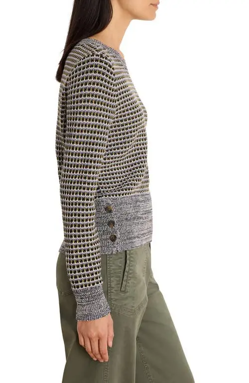 NIC+ZOE Marled Crewneck Sweater
