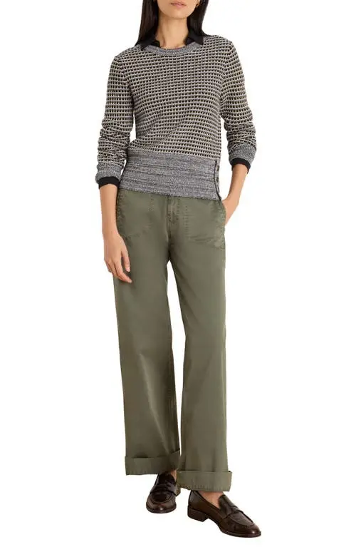 NIC+ZOE Marled Crewneck Sweater