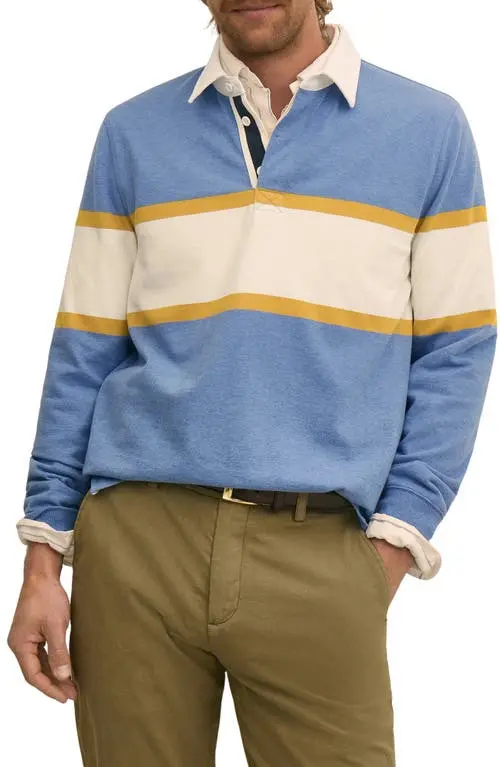 Brooks Brothers Long Sleeve Non-iron Twill Rugby Polo