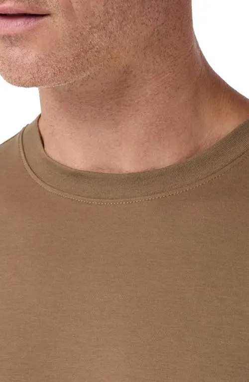 Mizzen+main Palmer Trim Fit Pima Cotton T-shirt - Mocha