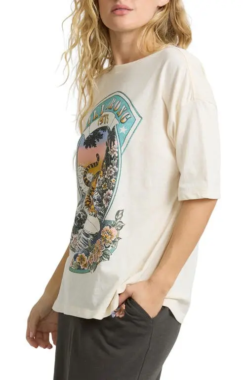 BILLABONG Find Your Stripes Cotton Jersey Graphic T-shirt