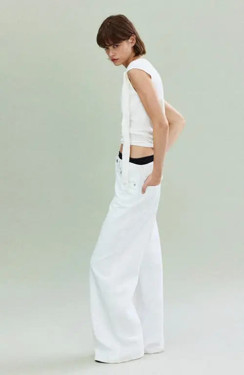 Mango Tie Cap Sleeve Sweater