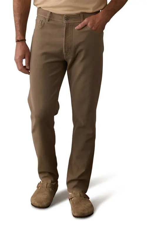 THE NORMAL BRAND Comfort Terry Straight Leg 5-pocket Pants