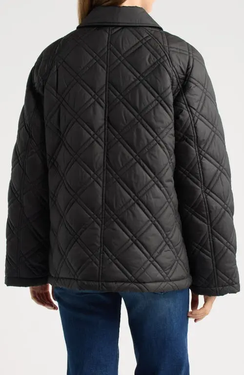 Sam Edelman Crest Quilted Snap Jacket