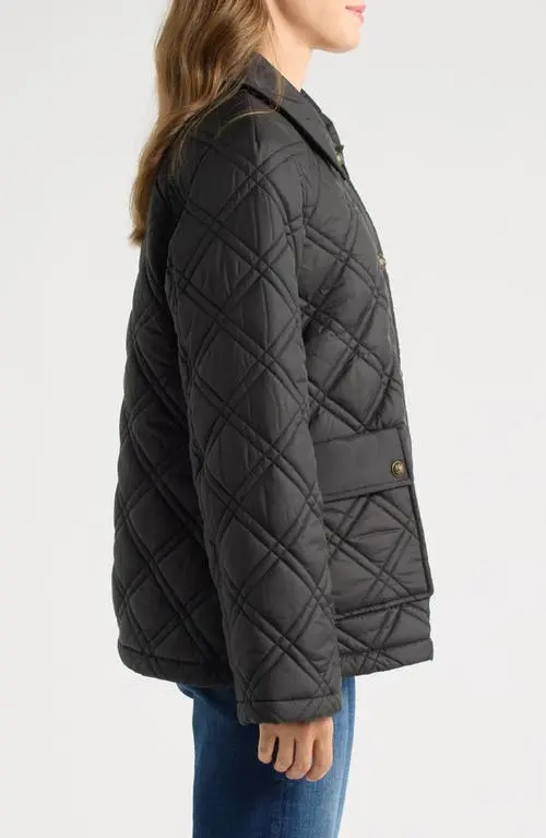 Sam Edelman Crest Quilted Snap Jacket