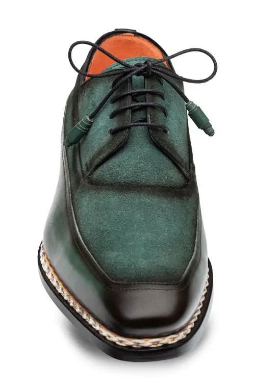 Mezlan Summit Derby Shoes - Forest/green