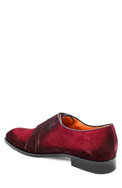 Mezlan Cascade Double Monk Shoe - Wine