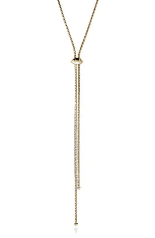 John Hardy Icon Stud Bolo Necklace, 14k Diamonds