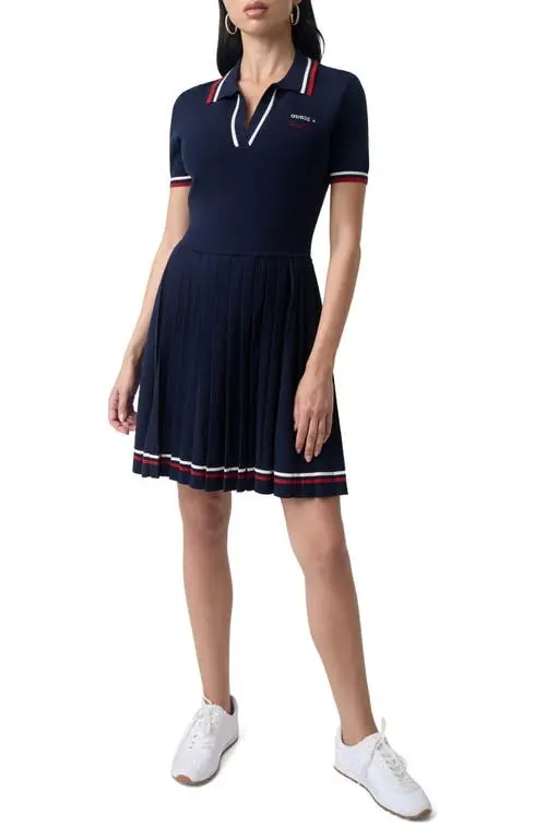 Guess Marilyn Short Sleeve Polo Sweater Dress