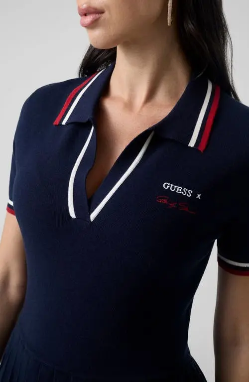 Guess Marilyn Short Sleeve Polo Sweater Dress