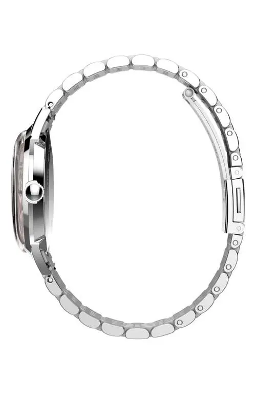 Timex® Marlin Stainless Steel Bracelet Watch - Pink/silver