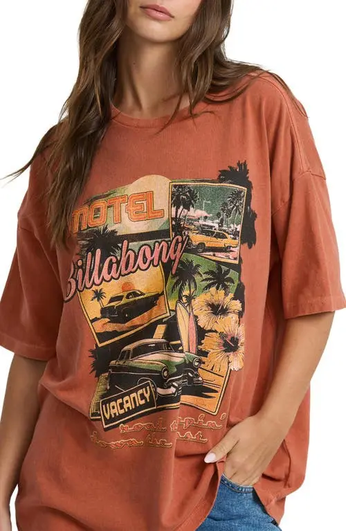 BILLABONG On The Road Cotton Graphic T-shirt