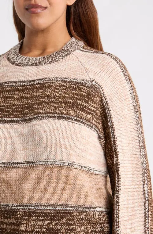 CITY BLUES Mixed Stripe Sweater