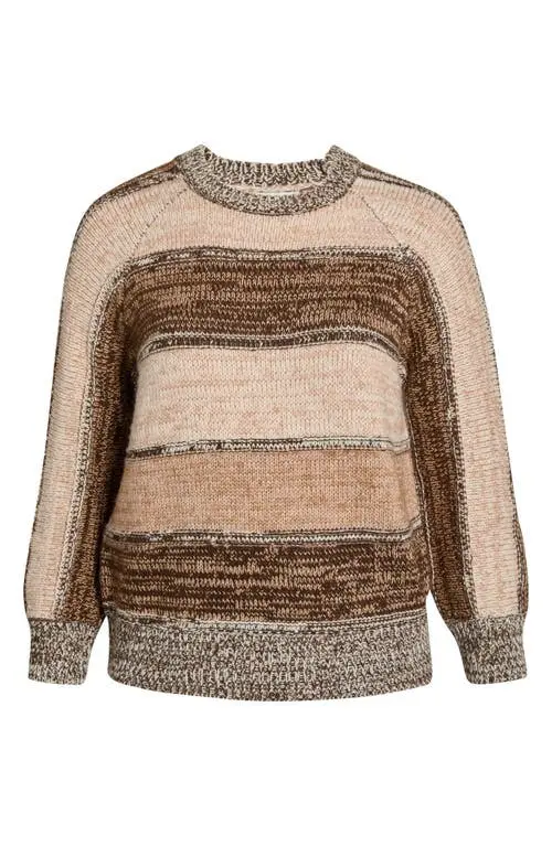 CITY BLUES Mixed Stripe Sweater