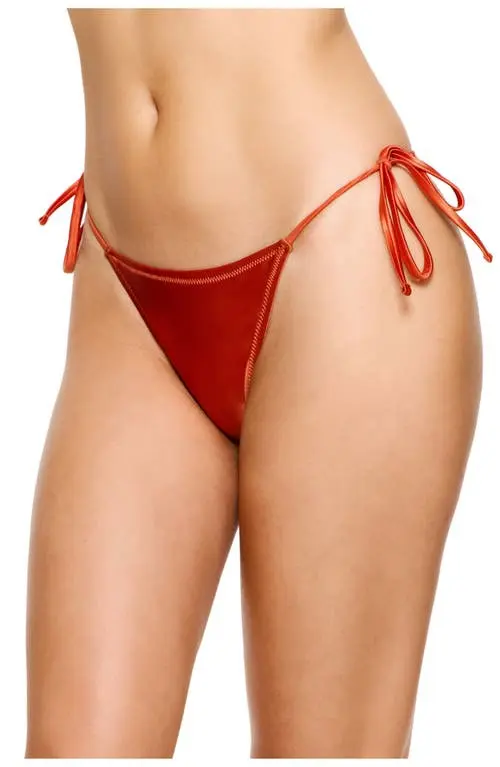 GOTTEX Satin Royale Side Tie Bikini Bottom Swimsuit