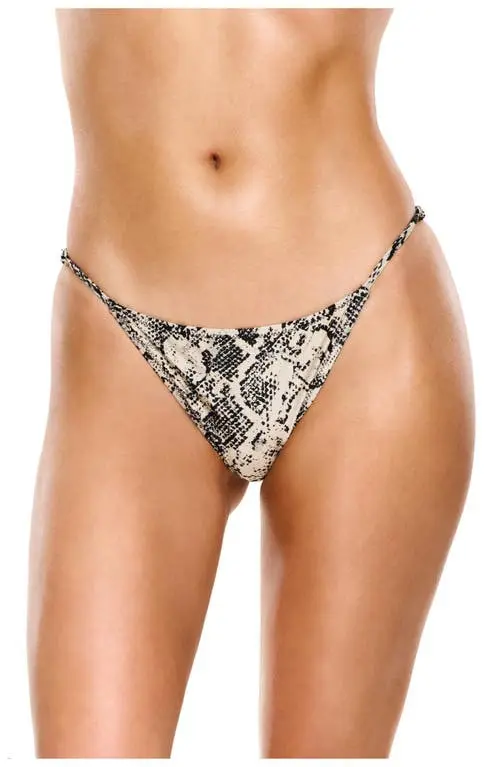 GOTTEX Silky Python Adjustable Bikini Bottom Swimsuit