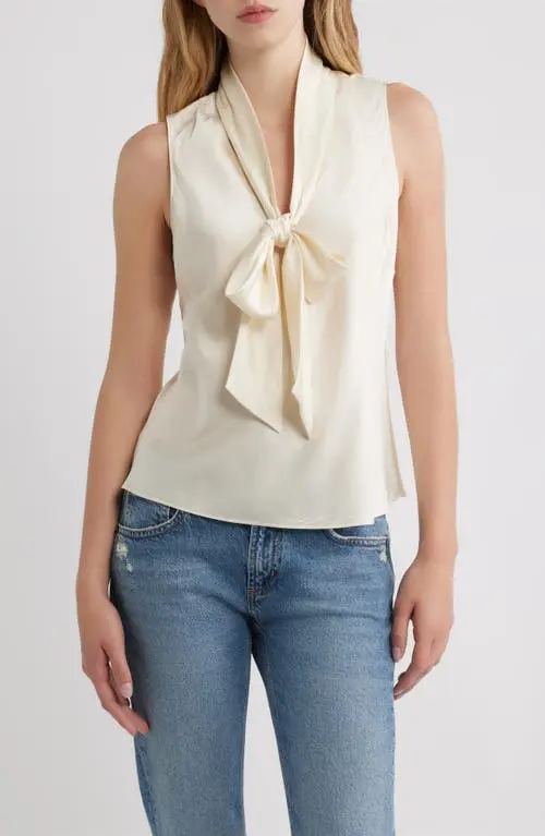 Rails Poppy Tie-neck Sleeveless Top