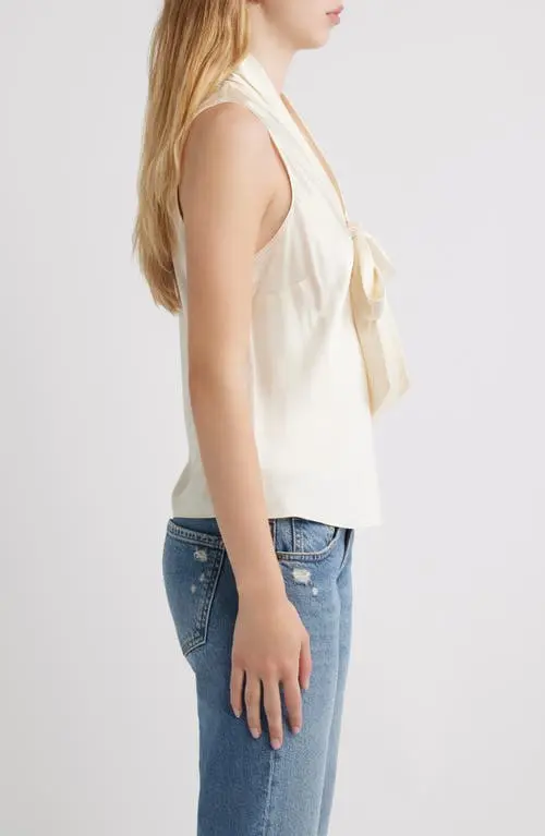 Rails Poppy Tie-neck Sleeveless Top