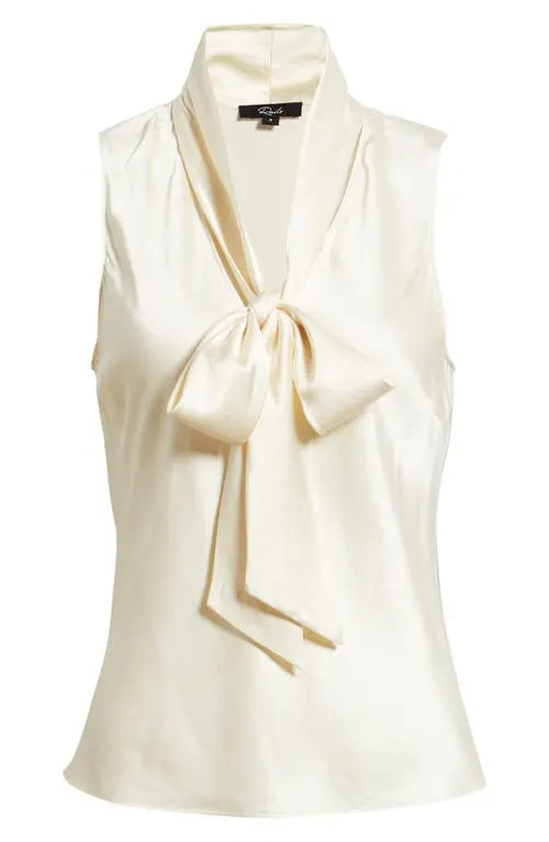Rails Poppy Tie-neck Sleeveless Top